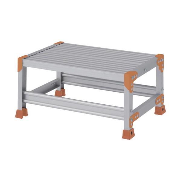 在庫状況：お取り寄せ/取引先在庫あり3日〜5日で出荷/◆豊富なラインナップを揃え現場ニーズに応える作業用踏台です。◆表面処理が高級感のあるオールアルマイト仕上げです。◆工場・倉庫などでの作業用、高所作業用に。/[FGN1630]