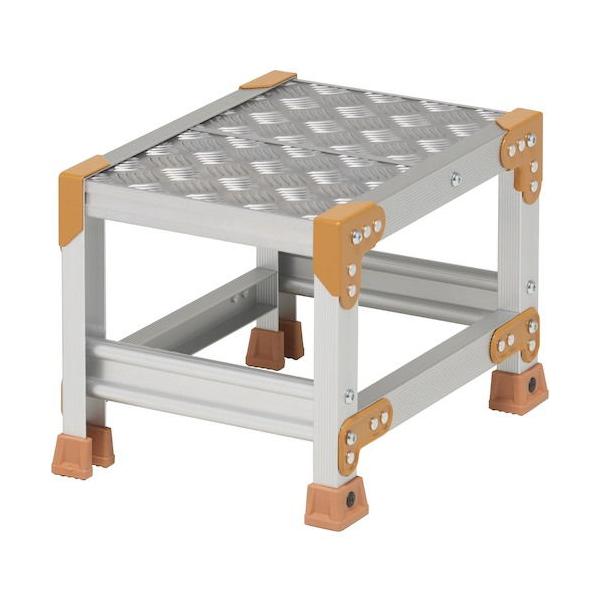 在庫状況：お取り寄せ/取引先在庫あり3日〜5日で出荷/◆豊富なラインナップを揃え現場ニーズに応える作業用踏台です。◆表面処理が高級感のあるアルマイト仕上です。(支柱のみ)◆縞板タイプによりどの方向に対しても滑り止め効果を発揮します。/[FG...