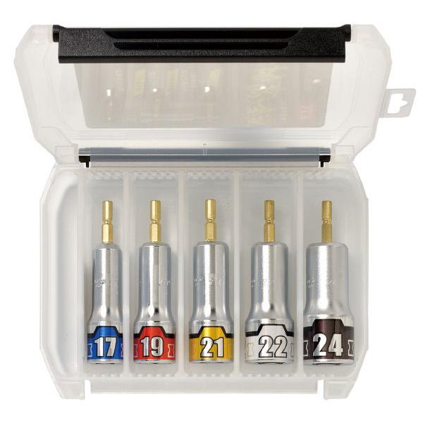 在庫状況：お取り寄せ/7日〜10日で出荷/※自動車のホイールナットの締緩には使用できません。◆取り回しのしやすいスタンダードタイプです。◆高所作業を安全に行っていただく為の落下防止機能付きのソケットビットです。◆ビットがソケット内部で折れ、...