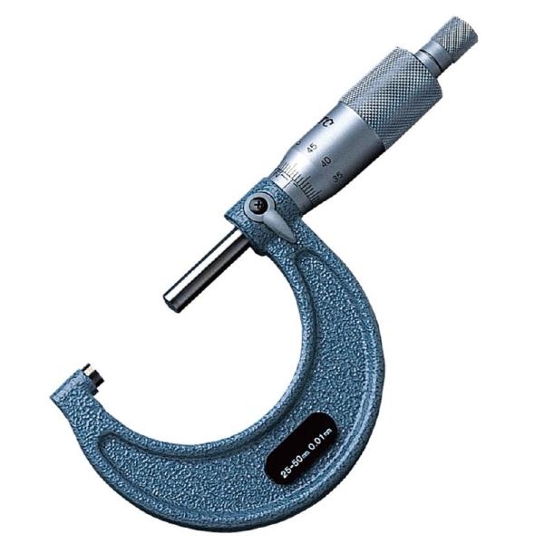 在庫状況：お取り寄せ/7日〜10日で出荷/◆フレームはサビに強い塗装仕上げです◆測定面は超硬合金チップ付きで強くガタつきません◆定圧装置付きです/[GMM075KTC]