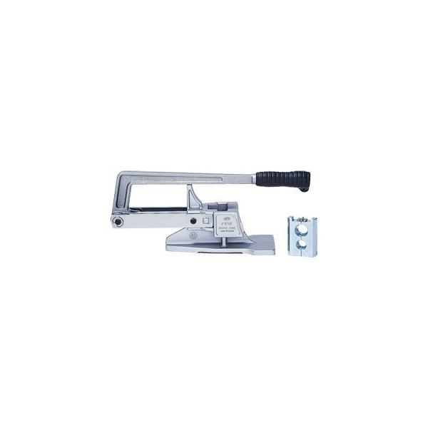 在庫状況：お取り寄せ/3日〜5日で出荷/◆ハンドルを押し下げるだけで、早く、効率良くツバ出しができます。◆3山成形専用です。◆一定の力が加わるので、いつも均一なツバ出しができます。/[FV10]