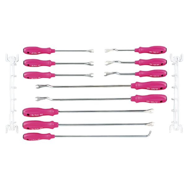 在庫状況：お取り寄せ/お届け：4月下旬以降/◆クリップクランプツールハンガー付き11本組セットです◆国産車のドア、バックドア、クォータパネル、フロア等の内張りに最適です◆大中小の3サイズクリップに適用、しかもロング・ストレートと多彩なアイテ...