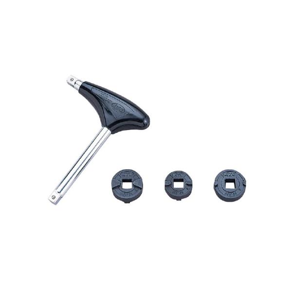 在庫状況：お取り寄せ/7日〜10日で出荷/◆3タイプのローターで6種類のブレーキピストンに対応するディスクパーキングツールセットです◆外径が小さいのでキャリパー切り欠き部から装着が可能です◆精密鋳造によるピストン形状に合った専用形状のため、...