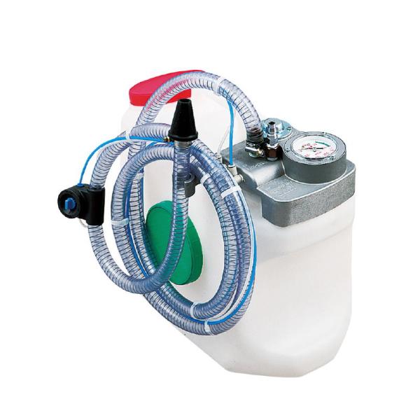 在庫状況：お取り寄せ/3日〜5日で出荷/◆エアを混入せず、すばやく冷却水を注入できます◆タンクと本体の脱着ができ、スペアタンク(別売)の使用で、2種類の冷却水(赤系・グリーン系)の注入作業に対応できます◆入力エアの圧力調整が不要です/[AE...