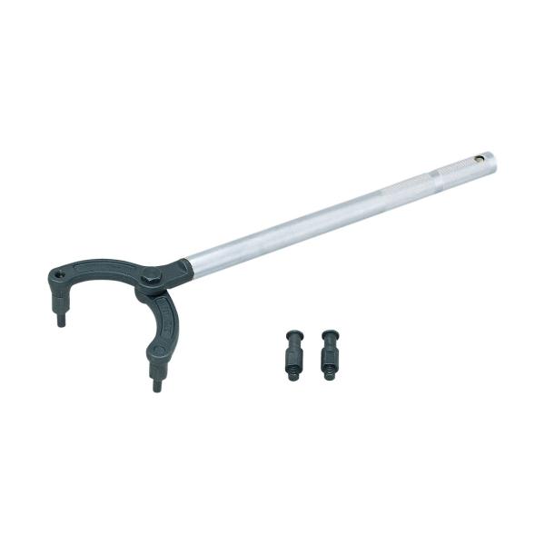 在庫状況：お取り寄せ/3日〜5日で出荷/◆カムプーリーの回り止め専用工具です。◆補給部品としてストレートピン(AE81-5)とツバ付きピン(AE81-6)を設定しています。/[AE81KTC]