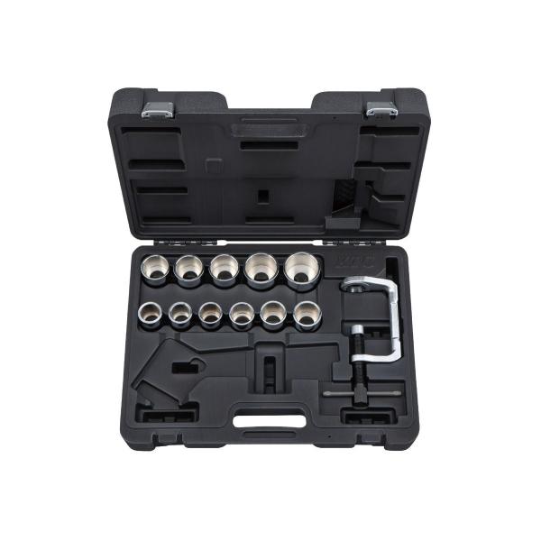 在庫状況：お取り寄せ/3日〜5日で出荷/※専用樹脂ケースの単体販売は行っておりません。◆ロアアームやタイロッドエンドのボールジョイントブーツの圧入専用工具◆保管・持ち運びに便利な専用樹脂ケース付き◆ボールジョイントブーツインサーター本体に専...