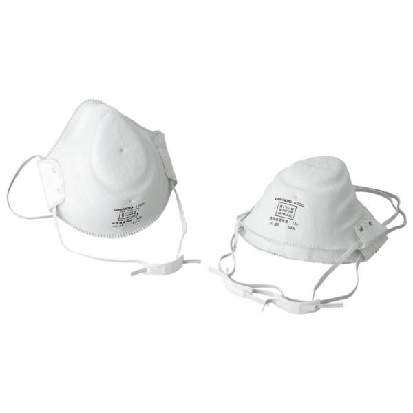 在庫状況：お取り寄せ/7日〜10日で出荷/◆国家検定合格高性能マスク(区分DS2)です◆金属パーツを使用しておりませんので、廃棄時の分別作業の手間がかかりません◆丈夫で切れにくい織ゴムタイプのベルトを採用しています/[YEA4000KTC]