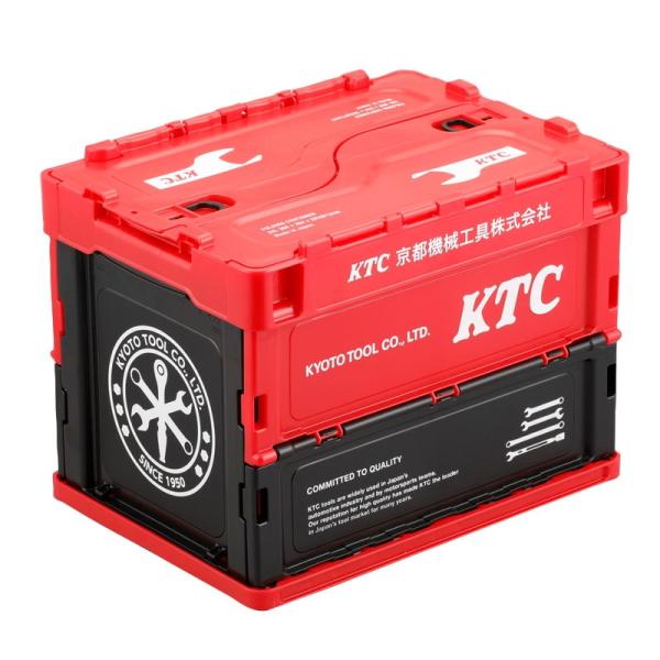 在庫状況：お取り寄せ/3日〜5日で出荷/※段積み使用は115kgまで。※コンテナの上に座ることはできません。ケガをする恐れがありますのでおやめください。◆工具屋さんのめちゃくちゃカッコいい折りたたみコンテナ登場★◆畳んでいるときはワンカラー...