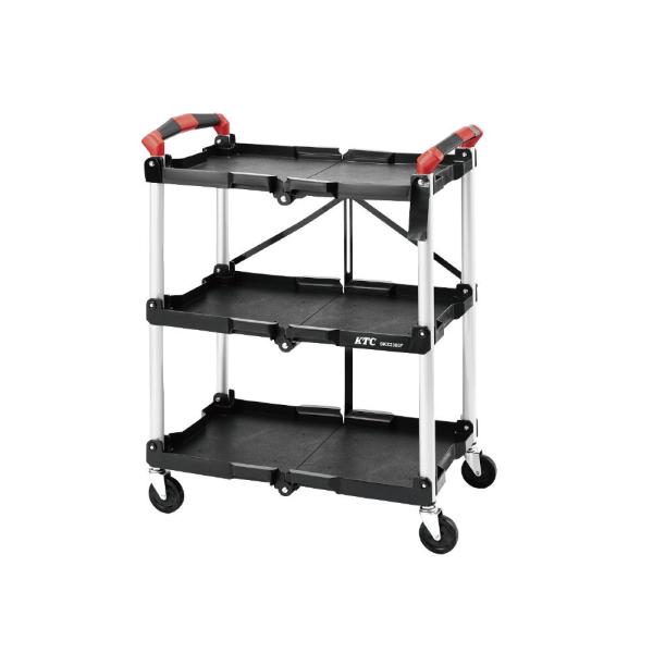 在庫状況：お取り寄せ/7日〜10日で出荷/◆各トレイの耐荷重は静止時20kg、移動時10kg◆持ち運びがしやすい約6.7kgの軽量設計◆左右どちらからでも動かしやすい両側ハンドル/[SKX2303FKTC]