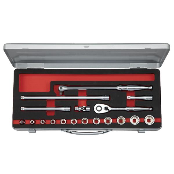 在庫状況：お取り寄せ/7日〜10日で出荷/◆持ち運びに便利なメタルケースに、収納と工具の管理に便利な発泡トレイをセットしました。/[TB318WAKTC]