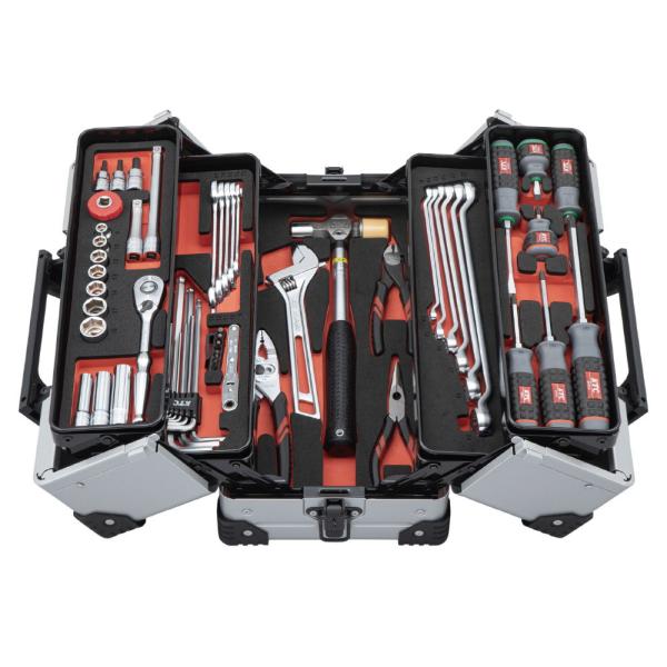 在庫状況：お取り寄せ/7日〜10日で出荷/◆KTC 2026SKセール◆自動車整備の機動性に優れたスタンダードモデルです。◆ケースは機動性に優れた両開きタイプのEK-10Aシリーズを採用しました。/[SK35626WZS]