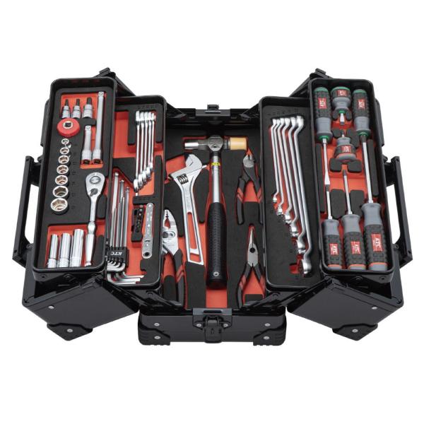 在庫状況：お取り寄せ/7日〜10日で出荷/◆KTC 2026SKセール◆自動車整備の機動性に優れたスタンダードモデルです。◆ケースは機動性に優れた両開きタイプのEK-10Aシリーズを採用しました。/[SK35626WZGBK]