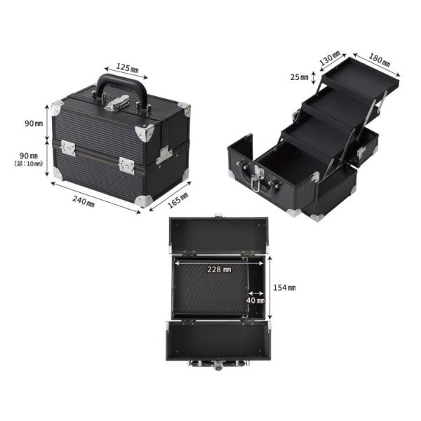 在庫状況：お取り寄せ/お届け：1〜2週間/◆プロ仕様ノコスメケース/[AIVILCOSME]