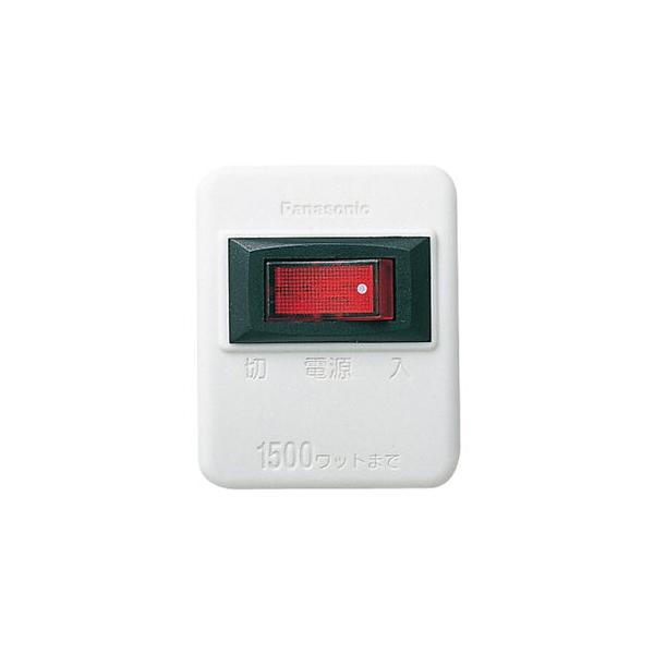 在庫状況：在庫僅少/◆スイッチ付タップ(1個口・ホワイト)/[WHS2001WP]