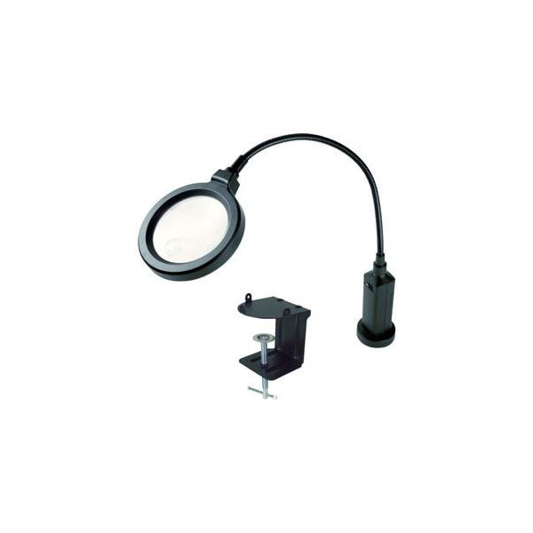 在庫状況：お取り寄せ/取引先在庫あり3日〜5日で出荷/◆長寿命のLEDを使ったライトルーペ。◆単三乾電池×4本でコードレス。◆付属のAC/DCアダプターで100V電源からの電力供給も可能。/[SL22エンジニア]