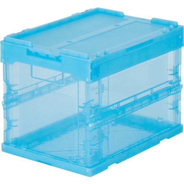 在庫状況：お取り寄せ/取引先在庫あり3日〜5日で出荷/◆中が透けて見えるため、コンテナの中身が判別しやすく、保管・管理に最適です。◆折りたたんだ時の高さを最大限まで追求、従来タイプに比べて最大35％低く、これにより輸送運賃・保管スペースを大...