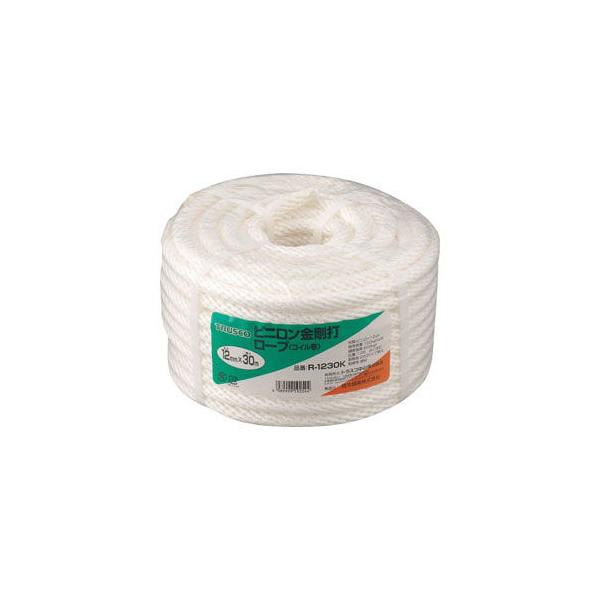 在庫状況：お取り寄せ/取引先在庫あり3日〜5日で出荷/◆耐候性、耐久性に優れ、漁業用、陸上用などの幅広い分野で使われています。◆強度は3つ打に比べ30％程度低下しますが、しなやかで手触りが良く、キンク(ねじれ)しにくい扱いやすいロープです。...