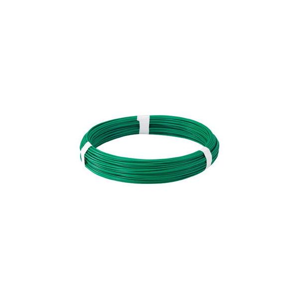 在庫状況：お取り寄せ/取引先在庫あり3日〜5日で出荷/◆緑色のビニールをなまし鉄線に被覆しています。◆各種結束に。/[TCW20GN]