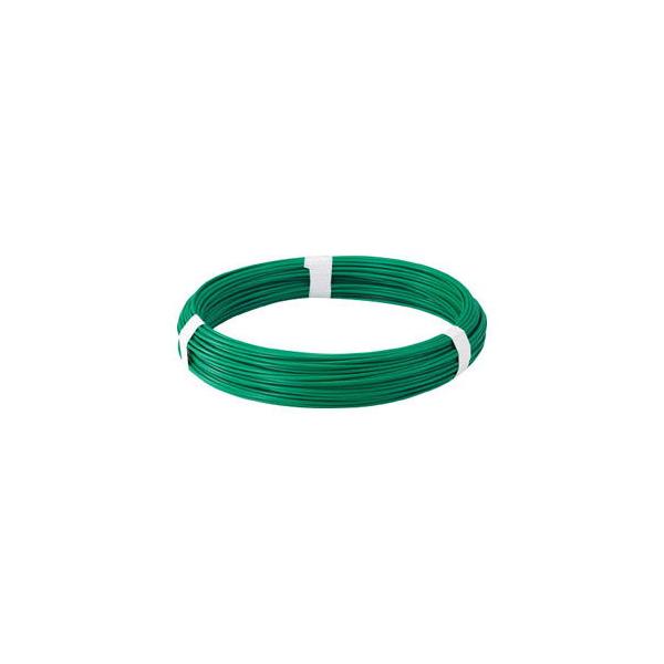 在庫状況：お取り寄せ/取引先在庫あり3日〜5日で出荷/◆緑色のビニールをなまし鉄線に被覆しています。◆各種結束に。/[TCW12GN]