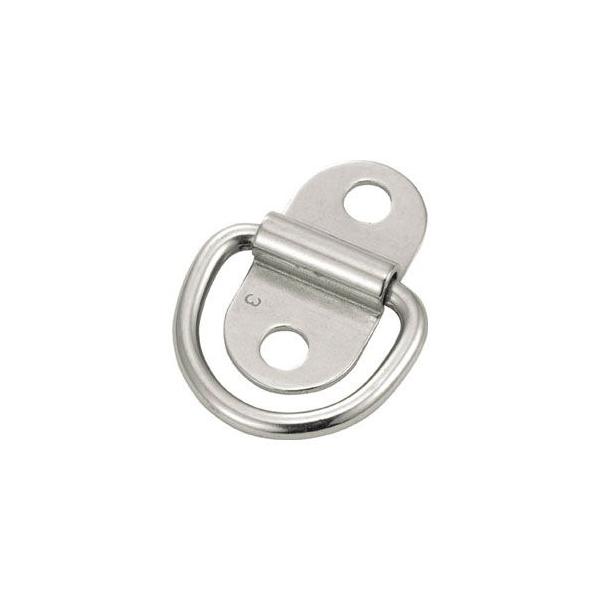 在庫状況：お取り寄せ/取引先在庫あり3日〜5日で出荷/◆リング部分が倒れるので、使用しない時は倒すと邪魔になりません。◆テントロープの端末処理、懸垂幕などの細物ワイヤ・ロープなどの受け金具として。/[TGFB2トラスコ]