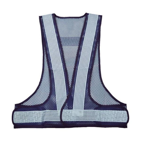 在庫状況：お取り寄せ/取引先在庫あり3日〜5日で出荷/◆マジック式のテープにて胴回りのサイズ調整が可能です。◆反射材にも穴加工を施しており、通気性が良く軽量です。◆工事・建築現場。/[TMVBSトラスコ]