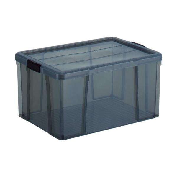 在庫状況：お取り寄せ/取引先在庫あり3日〜5日で出荷/◆バンドやひも掛けに便利な溝があるフタが付いています。◆中身がわかりやすいクリアタイプです。◆フタがロック付で、倒れても中身がこぼれ落ちません。/[TCR04BK]