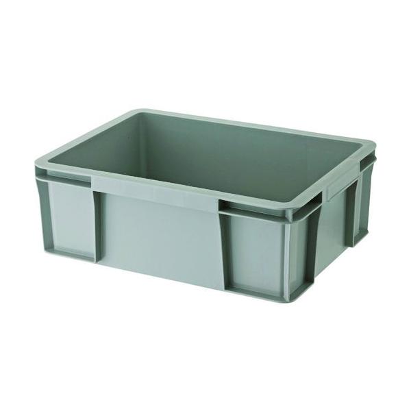 在庫状況：お取り寄せ/取引先在庫あり3日〜5日で出荷/◆フタをした状態でも外しても積み重ねが可能です。◆軽量のため、持ち運びが容易です。◆底面が全面ベタ目の多目的通箱として、あらゆるシーンで汎用的に使用できます。/[THC13BGY]