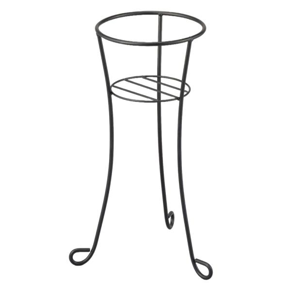 在庫状況：お取り寄せ/7日〜10日で出荷/◆スチールを使用した頑丈でおしゃれなフラワースタンドです。◆猫脚のアンティークな雰囲気がお庭やお部屋を華やかに演出します。◆約5〜8号の丸鉢、長鉢が置けるので、ランやシクラメンなどにも最適です。/[...