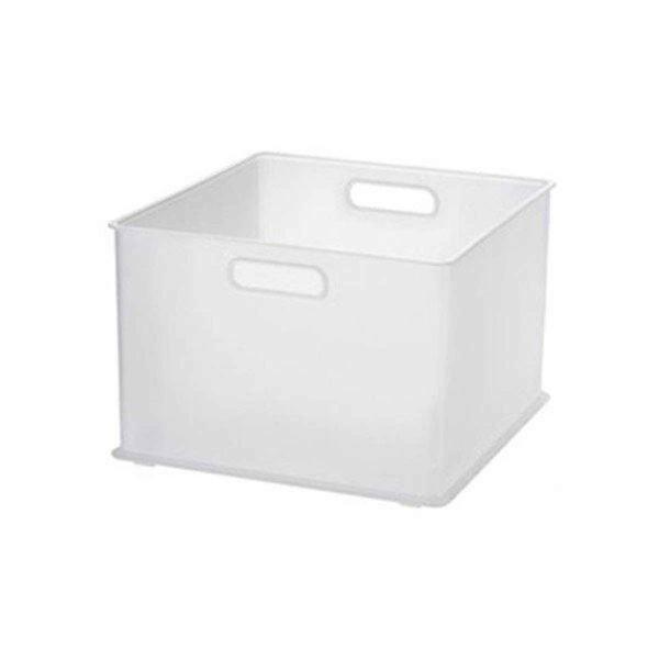 在庫状況：お取り寄せ/7日〜10日で出荷/※キャスター(別売)取り付け可能◆2つ積み重ねれば、横置きしたカラーボックス1段にピッタリな収納ケース横置きハーフサイズです。◆リビングやキッチン、パントリーなど様々なシーンで大活躍します。◆別売の...