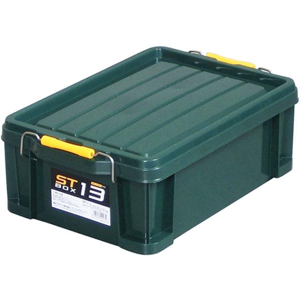 在庫状況：お取り寄せ/7日〜10日で出荷/◆工具類やアウトドア用品などの収納に便利な蓋付きコンテナボックス。◆フタには便利なメモリ付き。◆スタッキング(積み重ね)でき便利です。(#25ともスタッキング可能)/[442930]