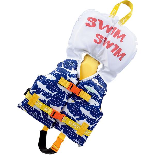 在庫状況：お取り寄せ/3日〜8日で出荷/◆お子様とマリンスポーツや川など水辺アクティビティを楽しむための必須アイテム。◆頭を支える枕付きなので、呼吸の確保がしやすく、安心安全に遊べます!本体下部をメッシュ素材にすることで水抜けがよく、早く乾...