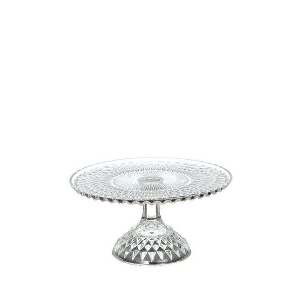 在庫状況：お取り寄せ/◆放射線状に施された直線的なカットガラスが印象的な、ガラス製のスタンド。◆海外のティータイムやホームパーティ、はたまたお伽話にも登場しそうな可愛らしさです。/[45112611]