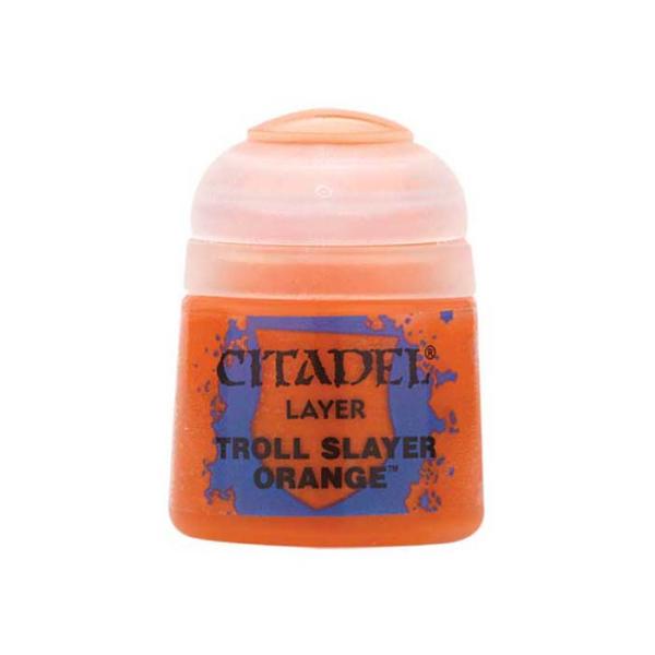 在庫状況：お取り寄せ/お届け：2〜3週間/※画像はイメージです。実際の商品とは異なる場合がございます。ゲームズワークショップ シタデルカラー レイヤー: TROLL SLAYER ORANGE トロールスレイヤー・オレンジです。