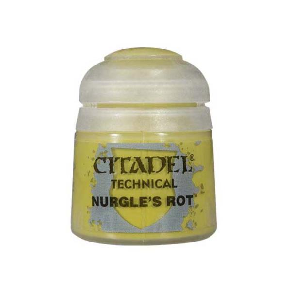 在庫状況：在庫僅少/※画像はイメージです。実際の商品とは異なる場合がございます。ゲームズワークショップ シタデルカラー テクニカル: NURGLES ROT ナーグルズ・ロットです。