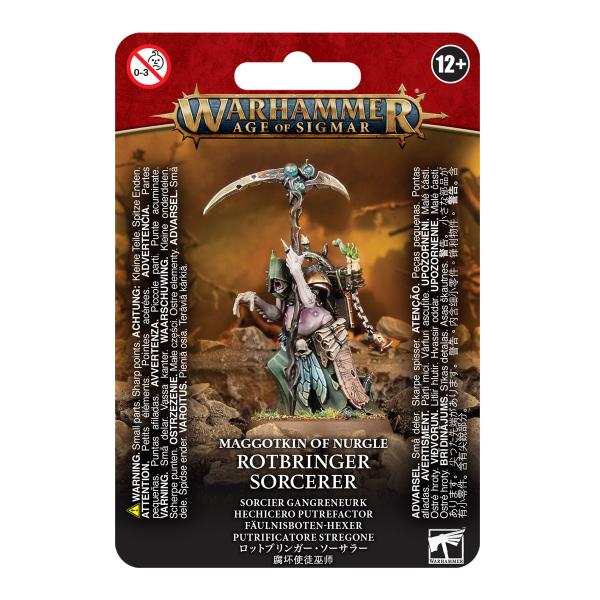在庫状況：お取り寄せ/お届け：2〜3週間/※画像はイメージです。実際の商品とは異なる場合がございます。ゲームズワークショップ MAGGOTKIN OF NURGLE: ROTBRINGER SORCERER マゴットキン・オヴ・ナーグル：ロ...