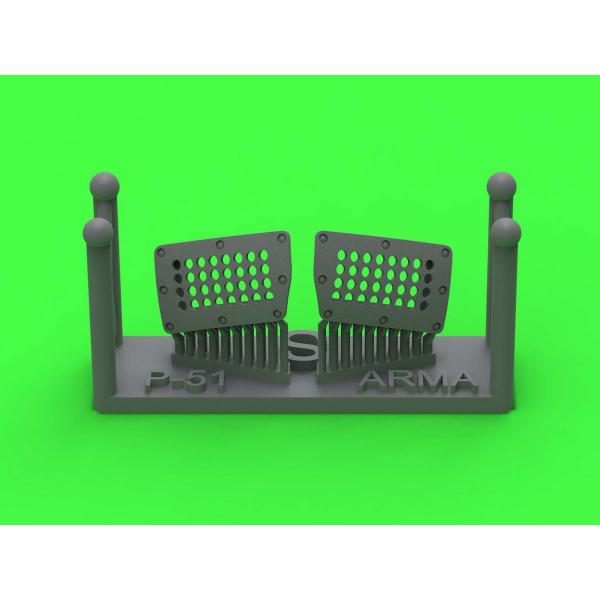 在庫状況：お取り寄せ/2026年02月 発売/※画像はイメージです。実際の商品とは異なる場合がございます。MASTER 1/72 WWII アメリカ P-51ムスタング キャブレターエアフィルターカバー 標準穴開きタイプ(アルマホビー用) です。