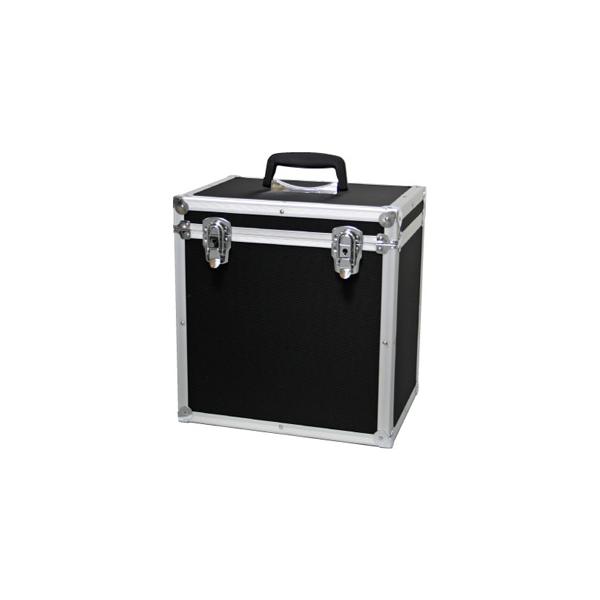 在庫状況：在庫僅少/◆スタイリッシュにLPレコードの持ち運びや保管用に最適なLP用ハードケースです。◆大切なLP盤を守ります。LP50枚用ハードケース◆蓋は取り外しが可能です。/[LPC310BLKCNB]