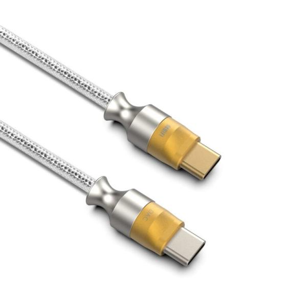 在庫状況：お取り寄せ/2025年02月 発売/◆スマホ/ポータブルプレーヤーと外部DACアンプを接続するのに便利なC to C OTGケーブル◆導体には高純度無酸素銅導体+無酸素銅銀メッキシールド層を採用◆亜鉛合金を使用した抜き差しのしやす...