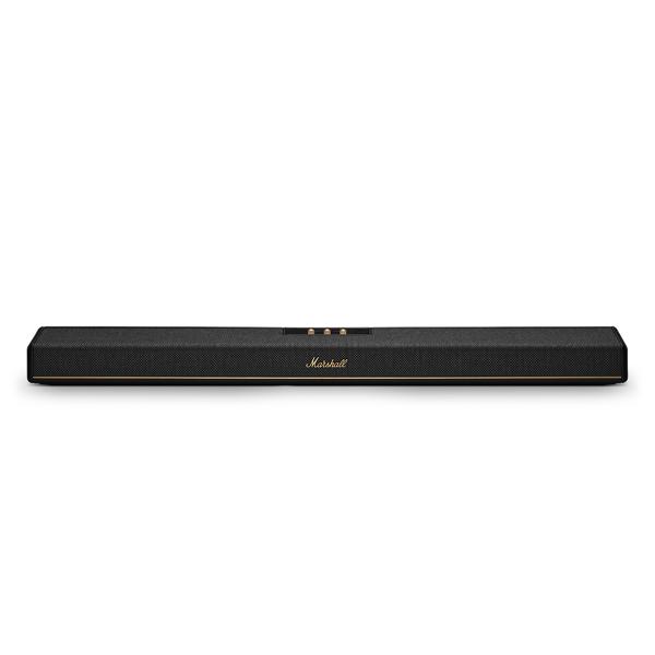在庫状況：在庫僅少/2025年10月 発売/◆Dolby Atmosや DTS:Xによる立体音響に対応したマーシャル初のサウンドバー◆金属製のノブや質感豊かなレザー調の外装などデザイン面では Marshall らしいこだわりが細部まで反映◆...