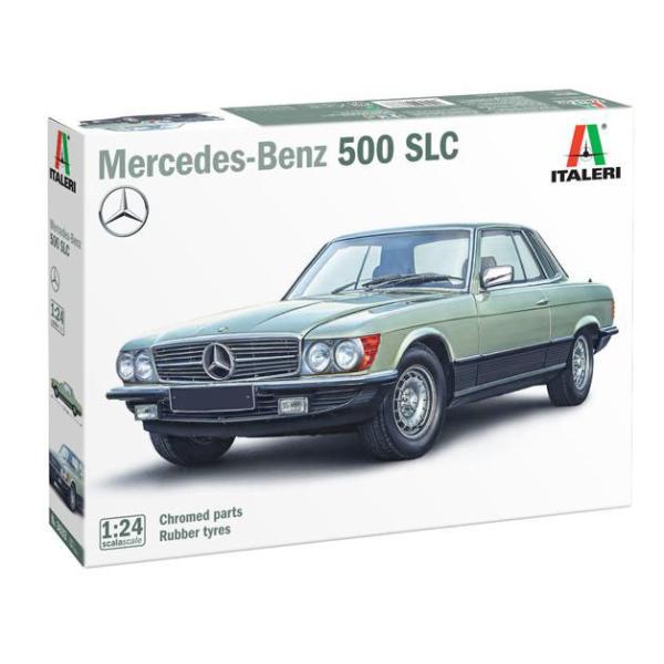 在庫状況：在庫僅少/2026年02月 発売/※画像はイメージです。実際の商品とは異なる場合がございます。イタレリ 1/24 メルセデス・ベンツ 500 SLC(日本語対訳補足説明書付属) です。