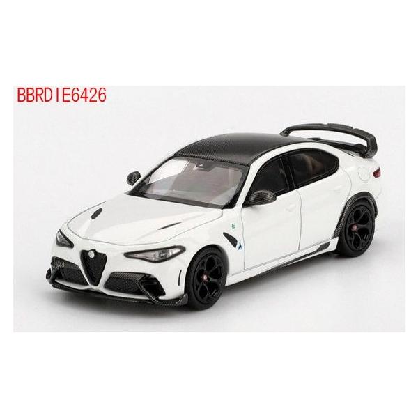 在庫状況：在庫あり/2026年02月 発売/※画像はイメージです。実際の商品とは異なる場合がございます。BBR 1/64 アルファロメオ ジュリア GTAm ホワイトです。