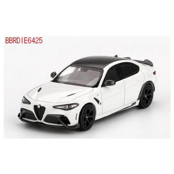 在庫状況：在庫あり/2026年02月 発売/※画像はイメージです。実際の商品とは異なる場合がございます。BBR 1/64 アルファロメオ ジュリア GTA ホワイト です。