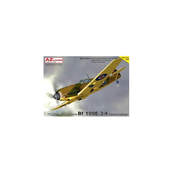 在庫状況：お取り寄せ/2021年07月 発売/※画像はイメージです。実際の商品とは異なる場合がございます。AZモデル 1/72 Bf109E-3/4 (スペシャルマーキング パート2)です。