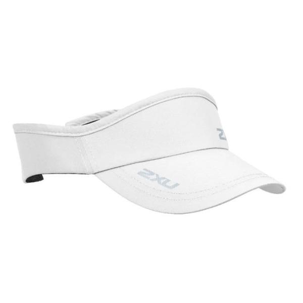 在庫状況：お取り寄せ/◆紫外線を防ぎ、トレーニング中でも涼しさを保つ、通気性に優れた2XUのパフォーマンスバイザー。◆マジックテープのストラップがしっかりと頭にフィットし、着脱が簡単。/[UQ5686FWHTWHTF]