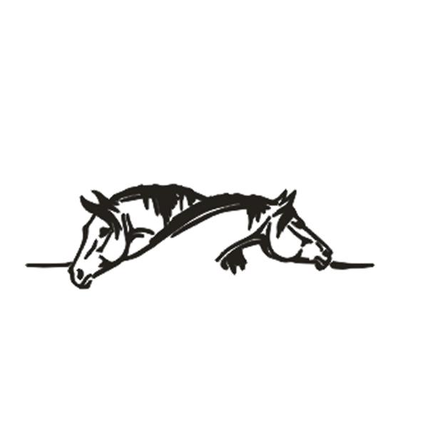 まるでハグしているみたいな2頭の馬が切り絵のように意匠化されたホースステッカー。さりげなくライフスタイルに大好きな馬のモチーフを取り入れたい方にピッタリです。分類タグ:  【書籍・雑貨など】  【ブラック】  【ホワイト】  【乗馬 文具 ...