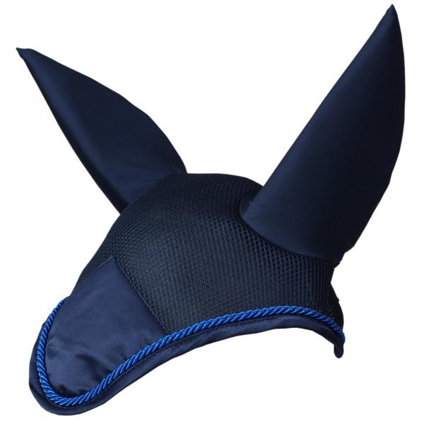 虫や騒音から耳を守りつつ、通気性と快適さを備えたイヤーネット。ネイビーの上品なデザインで、「EQULIBERTA クラシック サドルパッド」とのコーディネートも楽しめます。■ブランドEQULIBERTA（エクリベルタ）■素材ポリエステル 1...