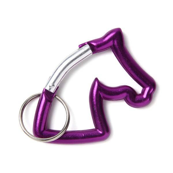 馬の頭の形をしたかわいいカラビナ。軽量アルミ製で軽いです。■ブランドJODHPURS（ジョッパーズ）■素材アルミ製分類タグ:  【その他 雑貨など】  【JODHPURS（ジョッパーズ）】  【ブラック】  【イエロー】  【レッド】  【...