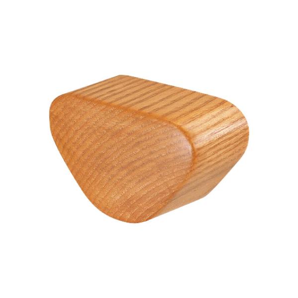 【マツ六 アームレール エンドキャップ】品番：BG-01M色：Mオーク材質：天然木入数：1個木製  肘掛け 部材 介護 改修 手すり 手摺