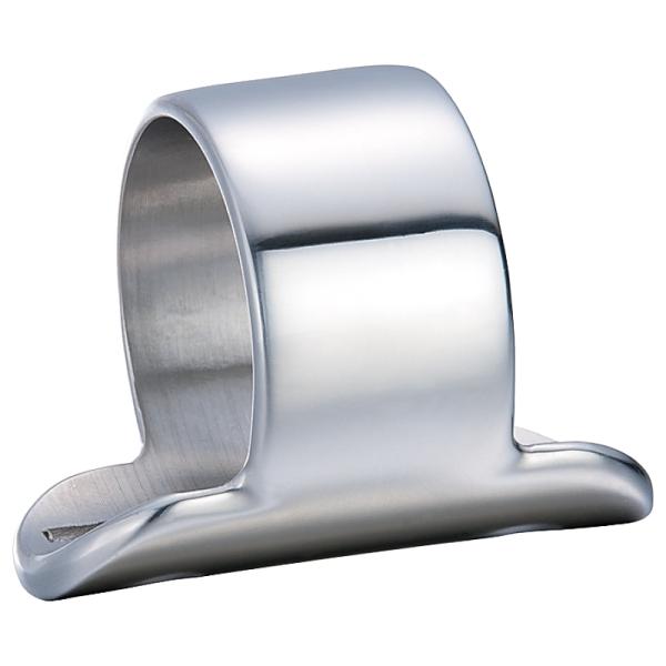 【32ステンアクアレール 直ジョイント】※ステンロストワックス等、他シリーズと部材を組み合わせることはできません。※手すり棒には取付け用下穴(φ2.8mm)をあけてください。仕上・品番：鏡面(AQ-15MI)材質：ステンレスSCS14(SU...