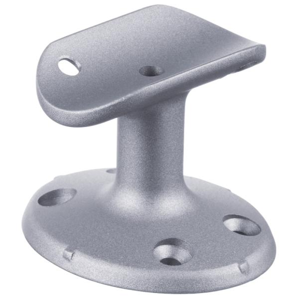 【35mm用 ブラケット縦型】※横使い不可※木下地に取付けやすいようネジ穴を斜めにあけています。コンクリートアンカーをご使用の際は加工にご注意ください。色・品番：シルバー(BD-07S)材質：亜鉛合金付属品：取付ねじ入数：1個手スリ 手すり...